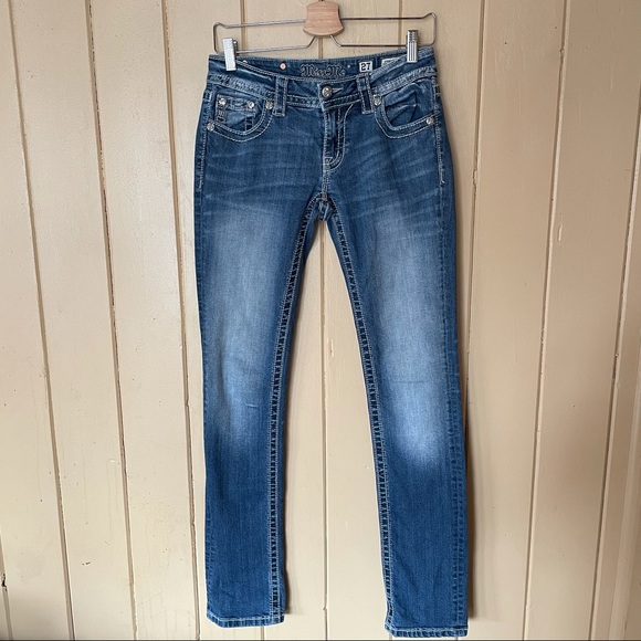 Miss Me | Jeans | Miss Me Signature Straight Medium Wash Jewel ...